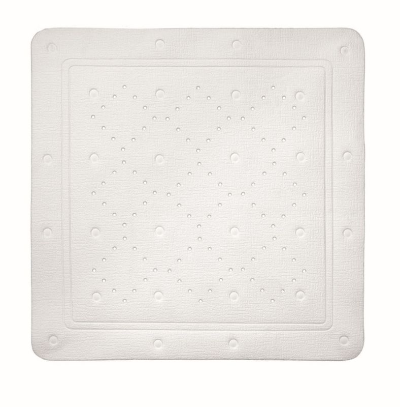 Mata antypoślizgowa Kleine Wolke casablanca 75x75 cm pvc biały 1 szt.