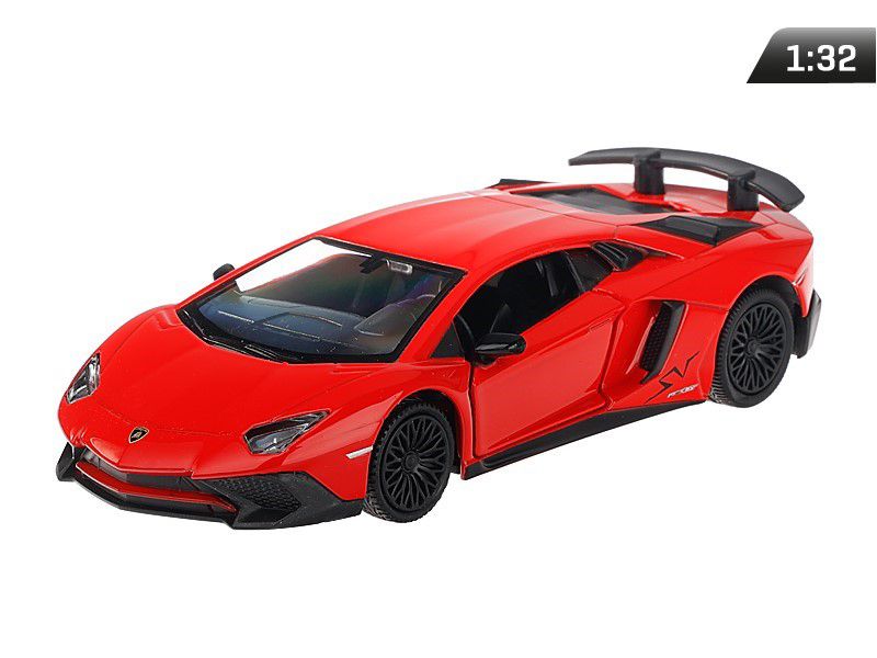 Model 1:32, RMZ Lamborghini Aventador LP750-4 SV, czerwony, Carmotion ...