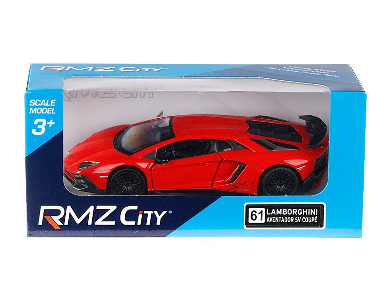 Model 1:32, RMZ Lamborghini Aventador LP750-4 SV, czerwony, Carmotion ...