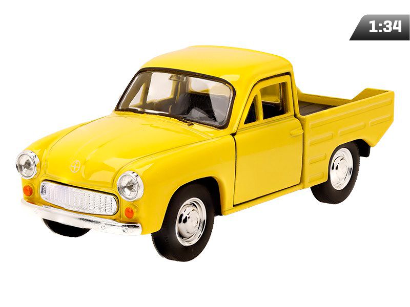Model 1:34, FSO Syrena R20, żółty, Carmotion, 1 szt.