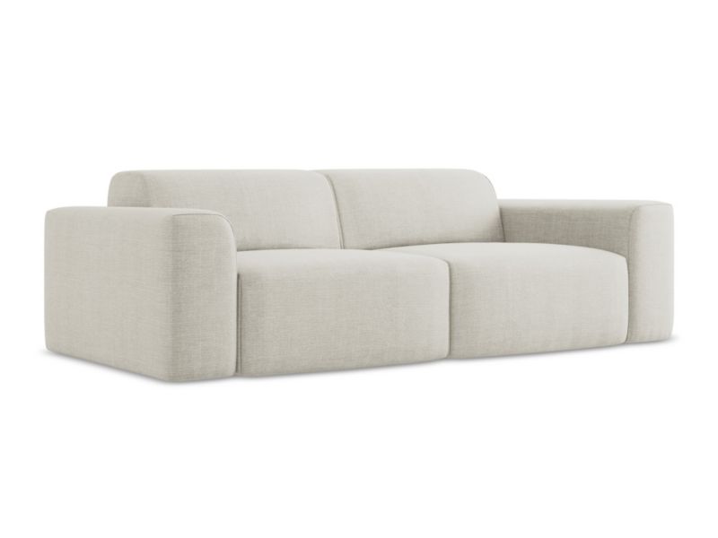 Modułowa sofa 2-osobowa LaMiaSofa BOVA z tkaniny strukturalnej 208x104 ...