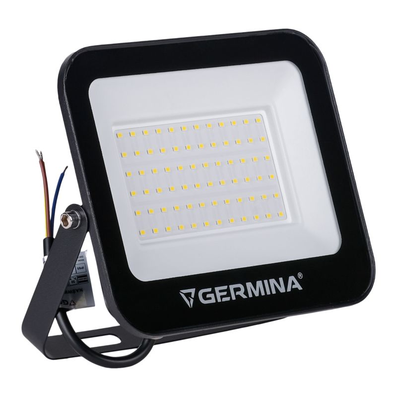Naświetlacz LED Germina 50W lampa zewnętrzna IP65 6400k 1szt. | Majsterkowanie w Castoramie