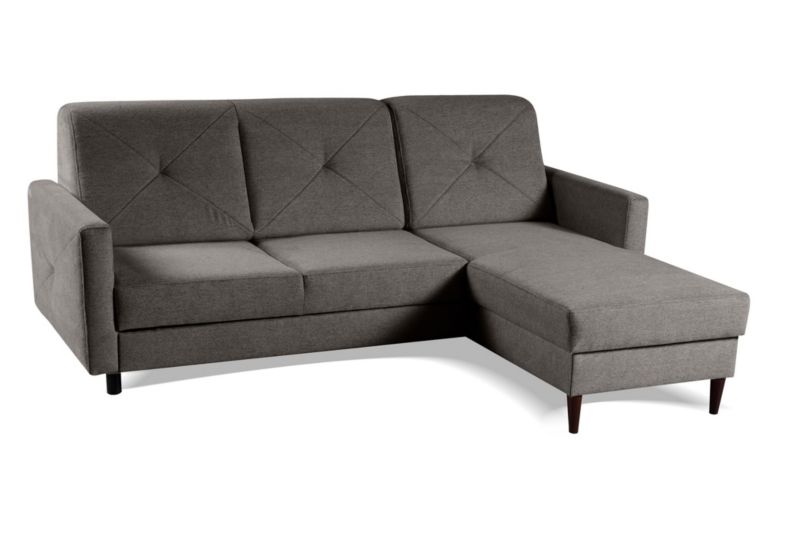 Narożnik Bettso Nordic 217x162 cm z funkcją spania ciemny szary 1szt. | Majsterkowanie w Castoramie