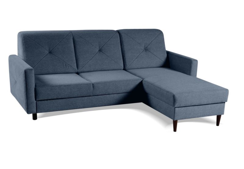 Narożnik Bettso Nordic 217x162 cm z funkcją spania niebieski 1szt. | Majsterkowanie w Castoramie