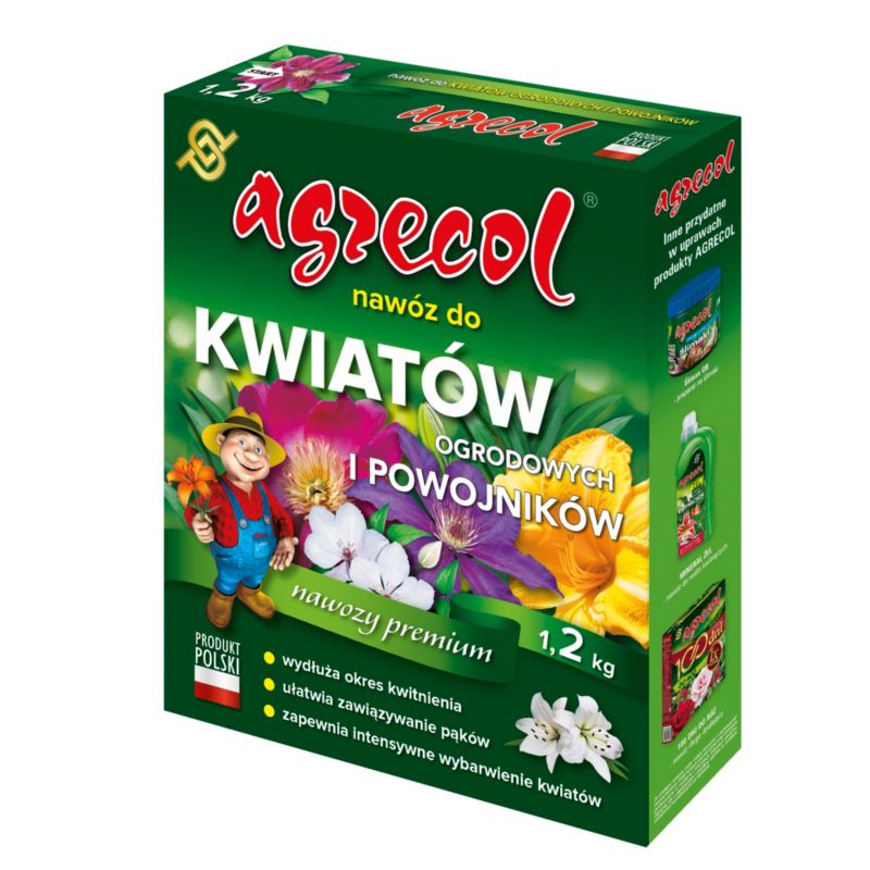 Nawóz do kwiatów ogrodowych Agrecol 1,2 kg | Majsterkowanie w Castoramie