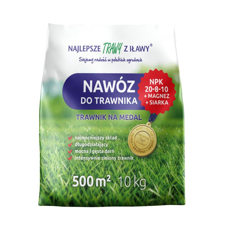 Nawóz do trawnika Najlepsze Trawy z Iławy 10 kg | Majsterkowanie w Castoramie