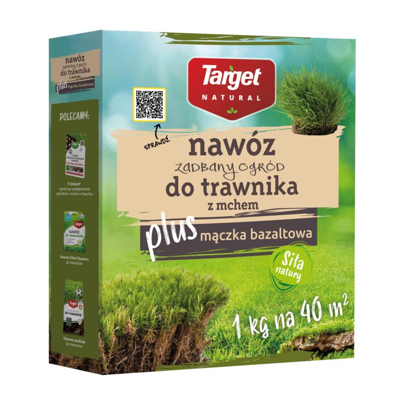 Nawóz do trawnika z mchem Target z mączką bazaltową 1 kg | Majsterkowanie w Castoramie