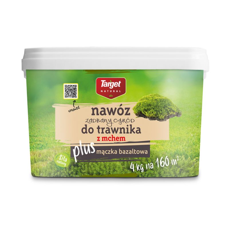 Nawóz do trawnika z mchem Target z mączką bazaltową 4 kg | Majsterkowanie w Castoramie
