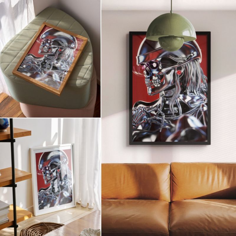 Nowoczesny Plakat na Płótnie Tulup 29,7x42 cm (A3) Robotyczna wizja Do ...