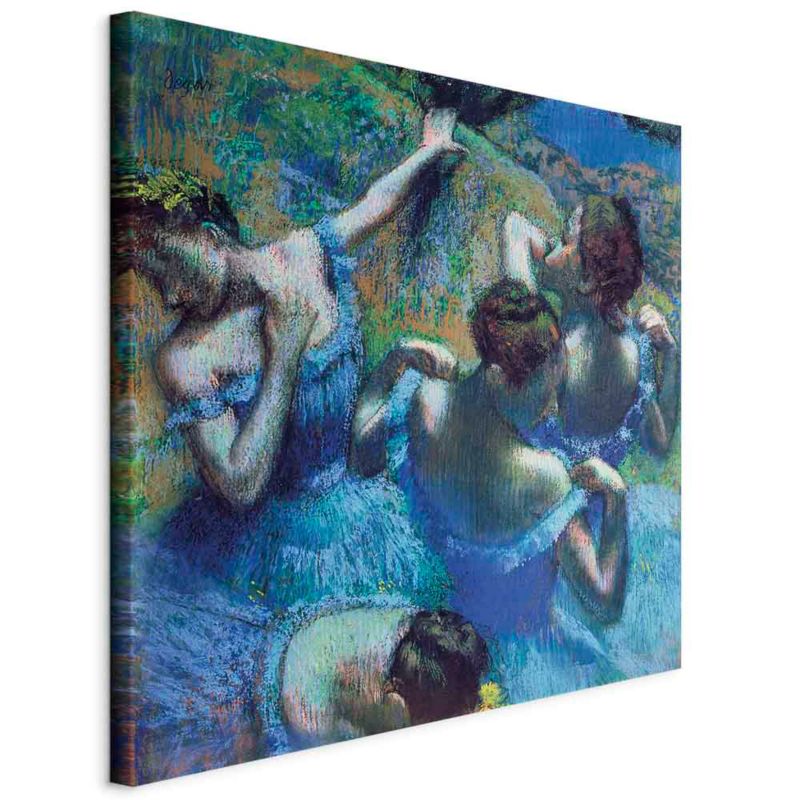 Obraz Artgeist Niebieskie tancerki 40 x 40 cm płótno włoskie 1 szt ...