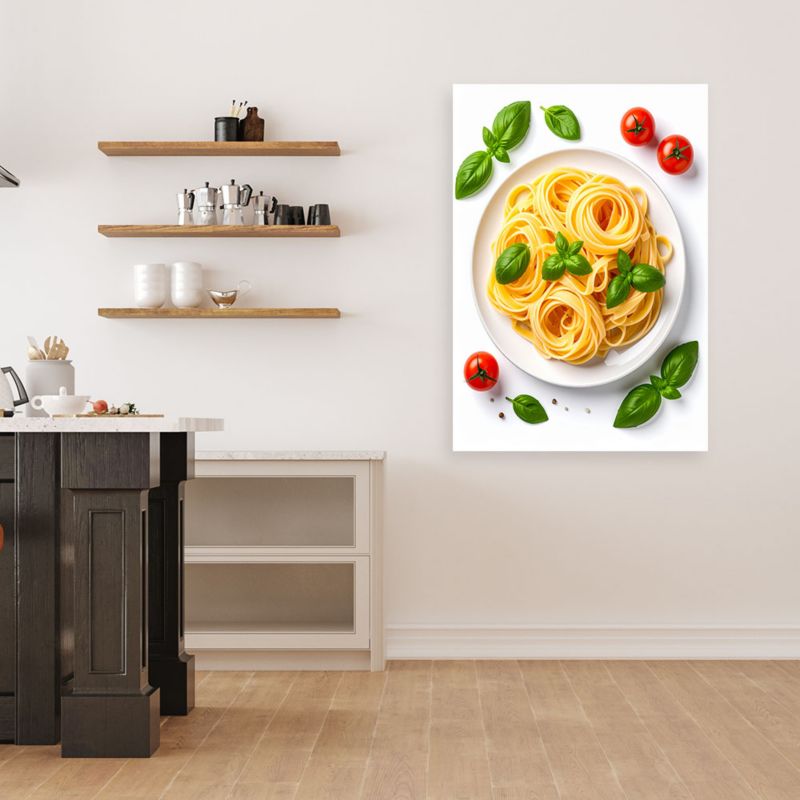 Obraz do kuchni jadalni restauracji Feeby Makaron zioła 80x120cm 1szt