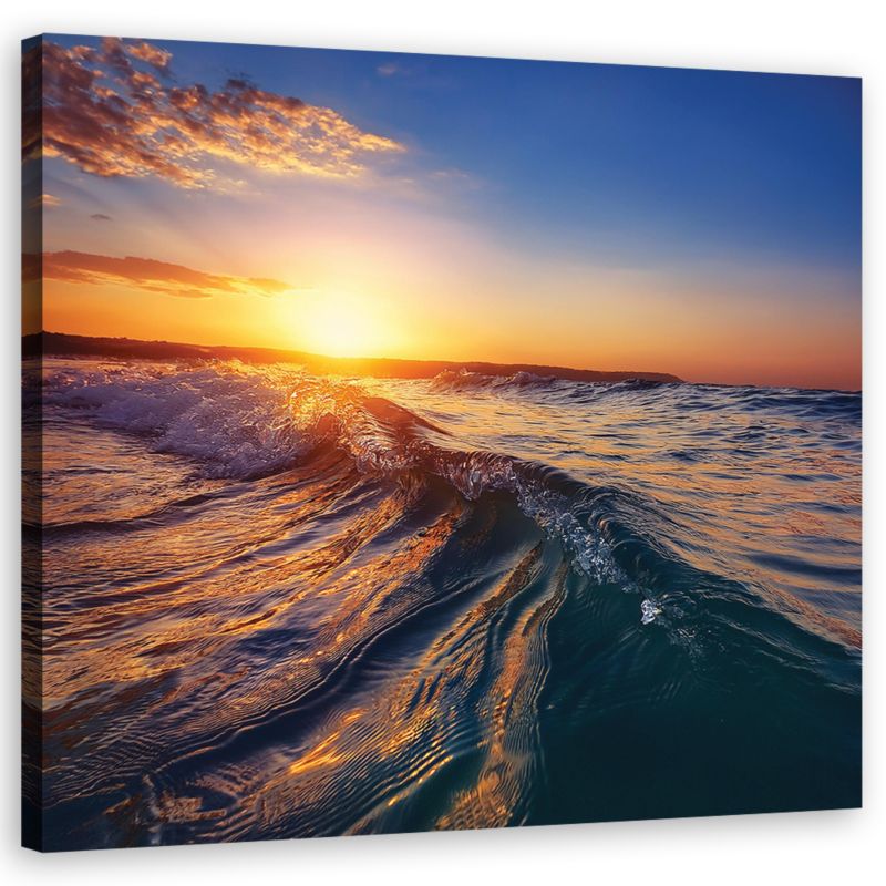 Obraz do salonu sypialni Feeby Zachód Słońca Morze 60x60 cm 1szt ...