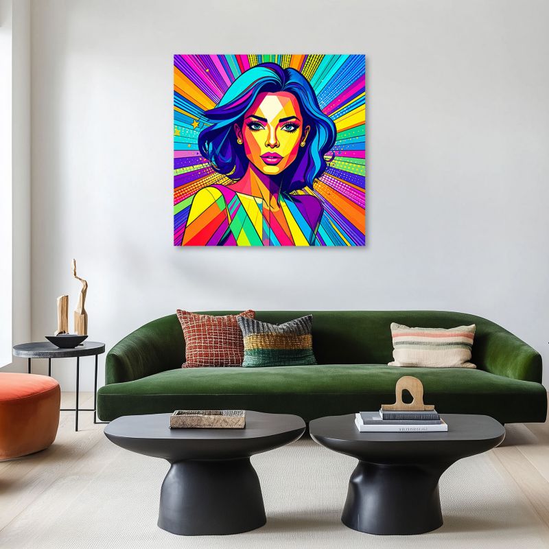 Obraz do salonu sypialni kuchni biura Feeby Pop art styl kolorowa ...