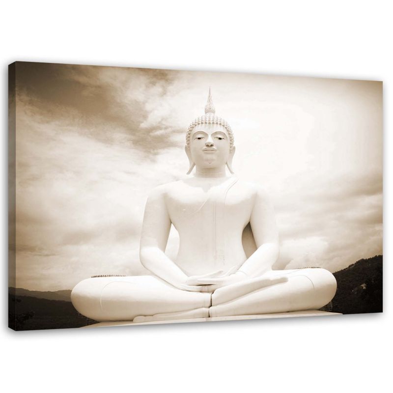 Obraz na płótnie Feeby Siedzący Budda zen spa 45x30cm 1szt