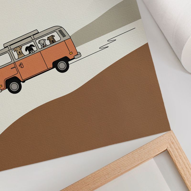 Obraz Plakat Canvas Tulup 29,7x42 cm (A3) Radosna podróż Do salonu ...