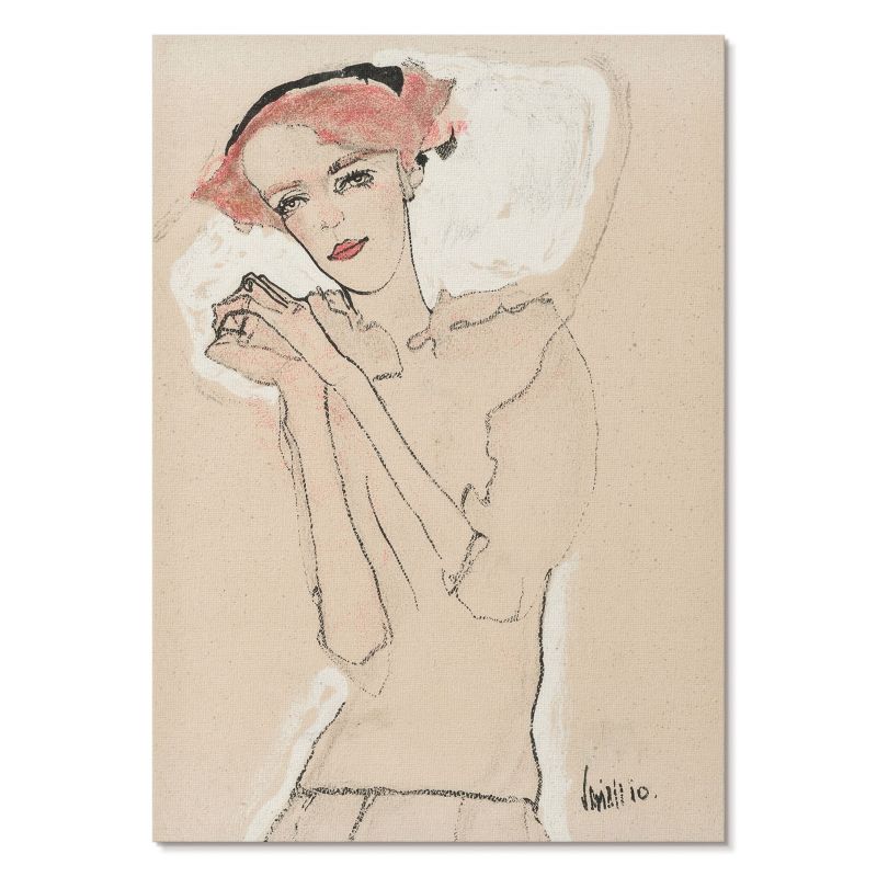 Obraz Plakat Canvas Tulup 42x59,4 cm (A2) Portret kobiety I Do sypialni ...