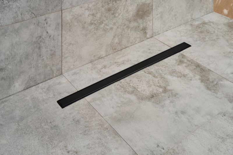 Odpływ liniowy Jano Real 80 cm czarny | Majsterkowanie w Castoramie