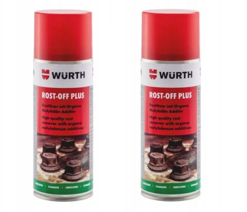 Odrdzewiacz ROST OFF PLUS WURTH zestaw 2szt. | Majsterkowanie w Castoramie