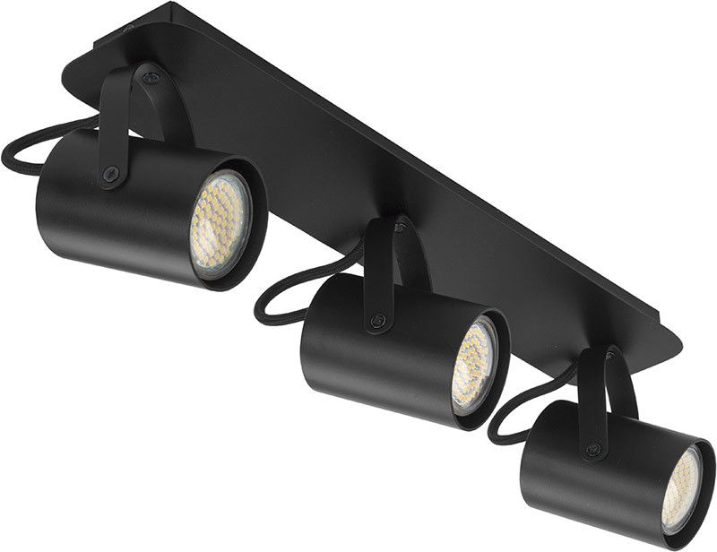 Oprawa sufitowa spot Sigma Lighting Kamera czarny 3 x GU10 x IP20 wym ...