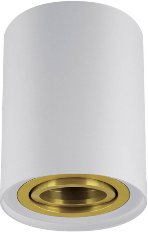 Oprawa Tuba Struhm Hary GU10 biała / złota | Majsterkowanie w Castoramie