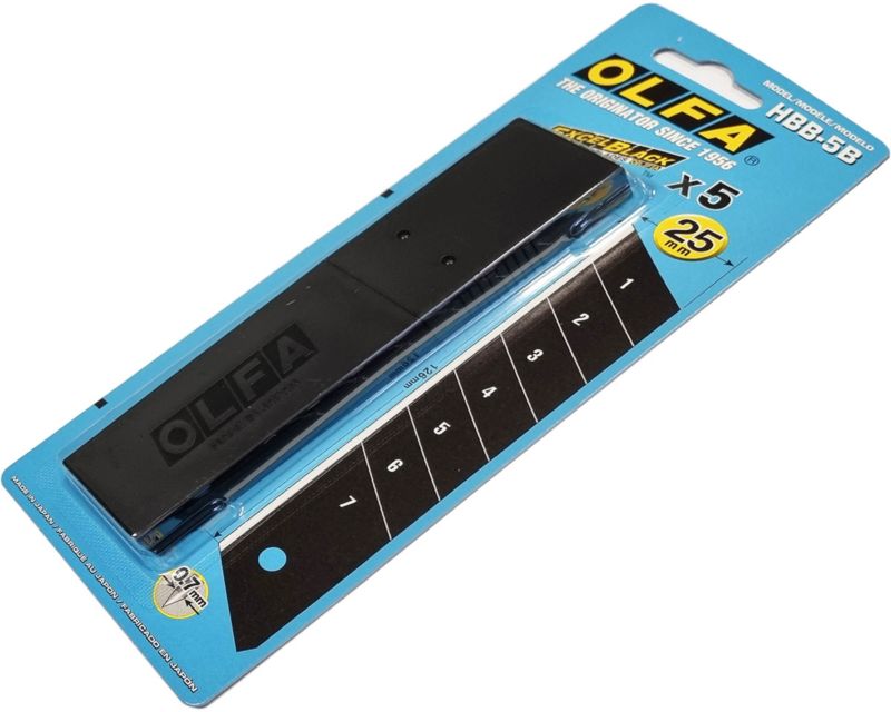 Ostrze segmentowe Olfa Black HBB-5B 25 mm