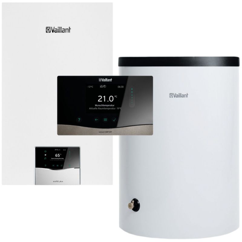 Pakiet Vaillant kocioł 1-fun. kondensacyjny VC 15CS/1-5 + VIH R 150/6 B ...