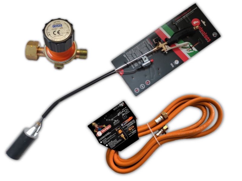 Palnik dekarski do papy 80kW IDEALGAS z piezo zapalaczem + reduktor ...