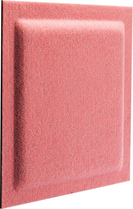 Panel dekoracyjny Decosa 30 x 30 cm filcowy kwadrat różowy ...