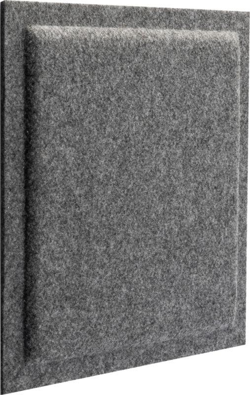 Panel dekoracyjny Decosa 30 x 30 cm filcowy kwadrat szary ...