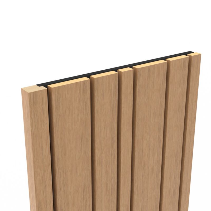 Panel lamelowy akustyczny ścienny Foge dąb 30 x 280 cm dąb saragossa