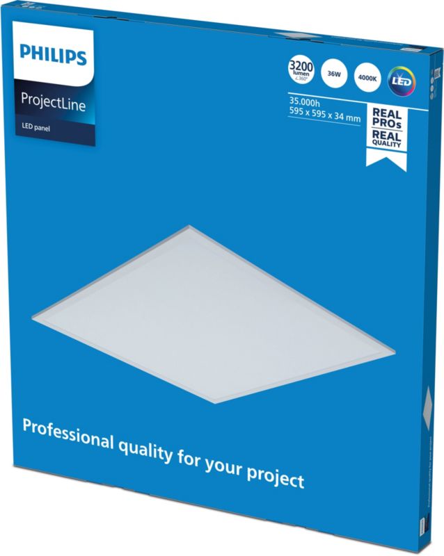 Panel Philips Projectline 60 x 60 cm 3200 lm 4000 K