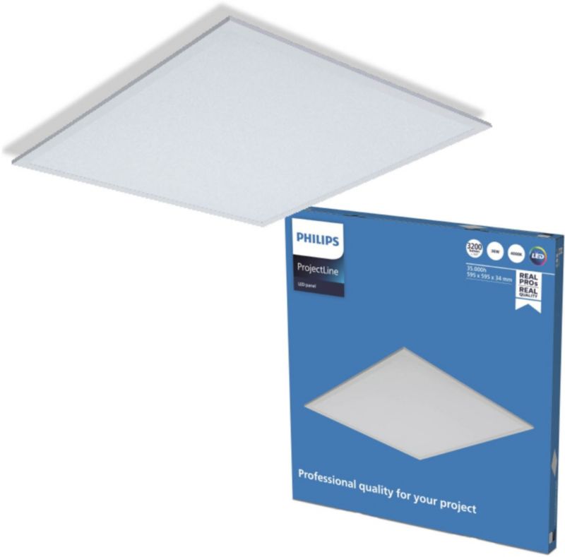 Panel Philips Projectline 60 x 60 cm 3200 lm 4000 K | Majsterkowanie w ...