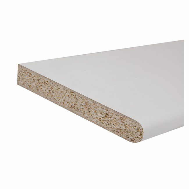 Parapet wewnętrzny Biuro Styl 305 x 30 x 2,8 cm biały matowy