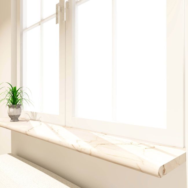 Parapet wewnętrzny Biuro Styl 305 x 30 x 2,8 cm helvetios white
