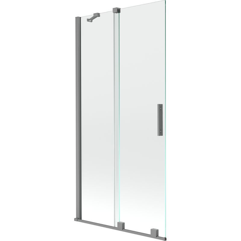 Parawan nawannowy 2-skrzydłowy Mexen Velar gun metal 95 x 150 cm 1 szt.