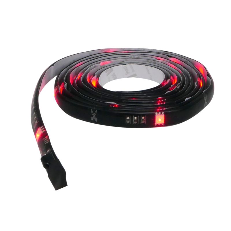 Pasek LED Donzy USB 2 m czarny z pilotem