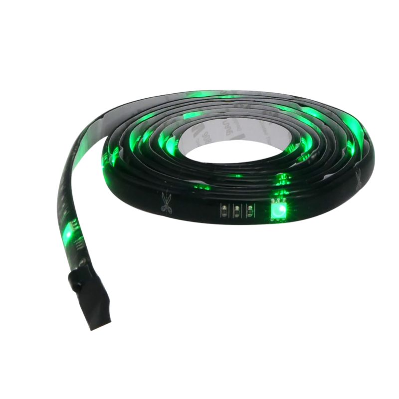 Pasek LED Donzy USB 2 m czarny z pilotem