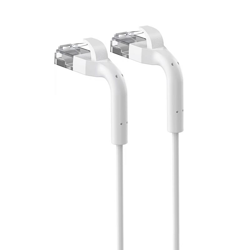 Patchcord LAN Extralink Kat.6 U/FTP 3m 1Gbps Biały Miedź Kabel sieciowy ...