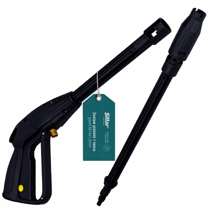 Pistolet lanca, Sillar, do myjek ciśnieniowych Karcher K2-K7 Lavor Bosch BlackDecker, M14 ...