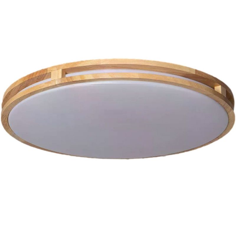 Plafon Abruzzo Naturale jasne drewno-bialy LED 21W 3000K-6000K 1500lm ...