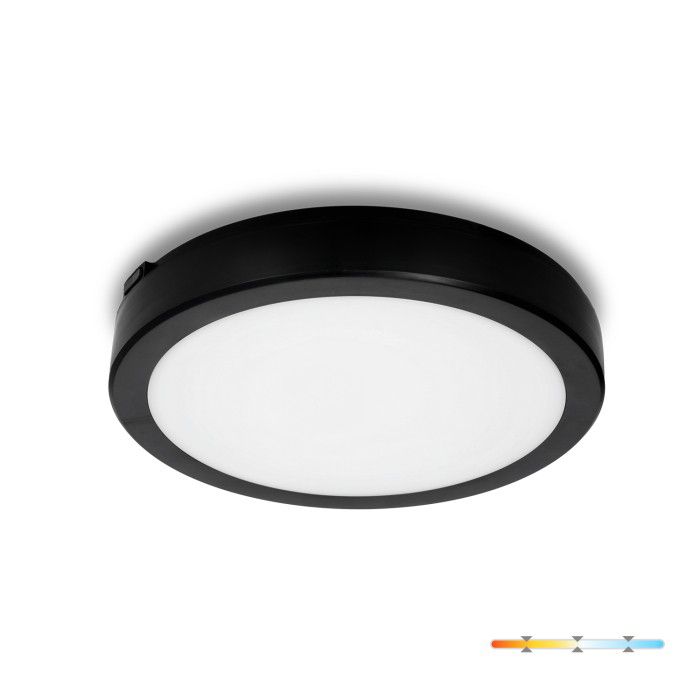 Plafon LED 24W Kobi 3cct IP65 czarny 1szt.