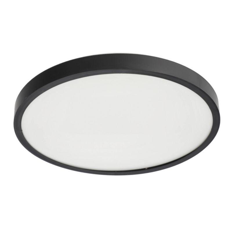 Plafon LED Edo Pereti 24W czarny pierścień 35cm, 4000K barwa neutralna ...