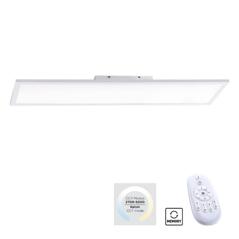 Plafon Paul Neuhaus Flat biały LED 26W 2700K-5000K 1750lm IP20 wym: 4,2 ...