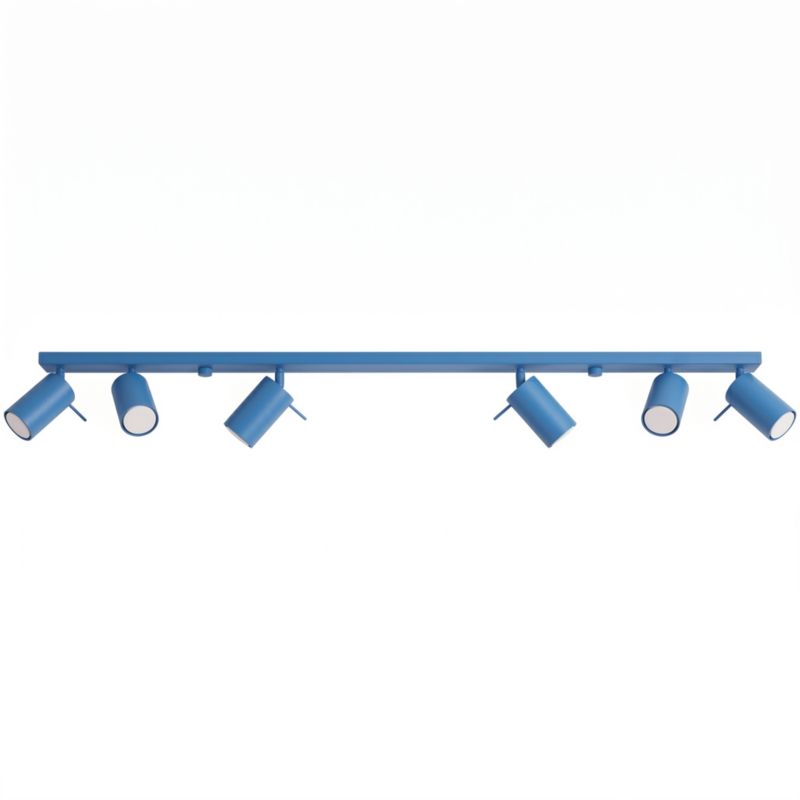 Plafon RING 6L błękitny Sollux Lighting 1 szt.