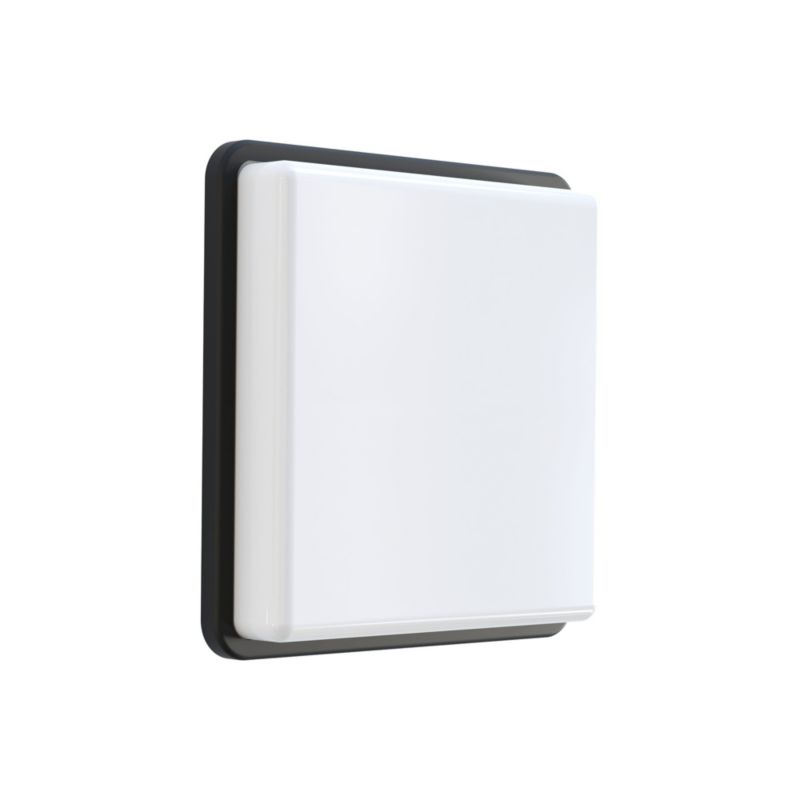 Plafon sufitowy Nowodvorski Lighting Tahoe czarno-biały 2 x E27 x 15W IP44 wym: 7 x 25 x 25 cm ...