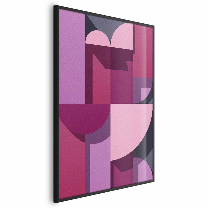 Plakat Artgeist Abstrakcyjne home 29,7x42 cm z ramą czarną 1 szt ...