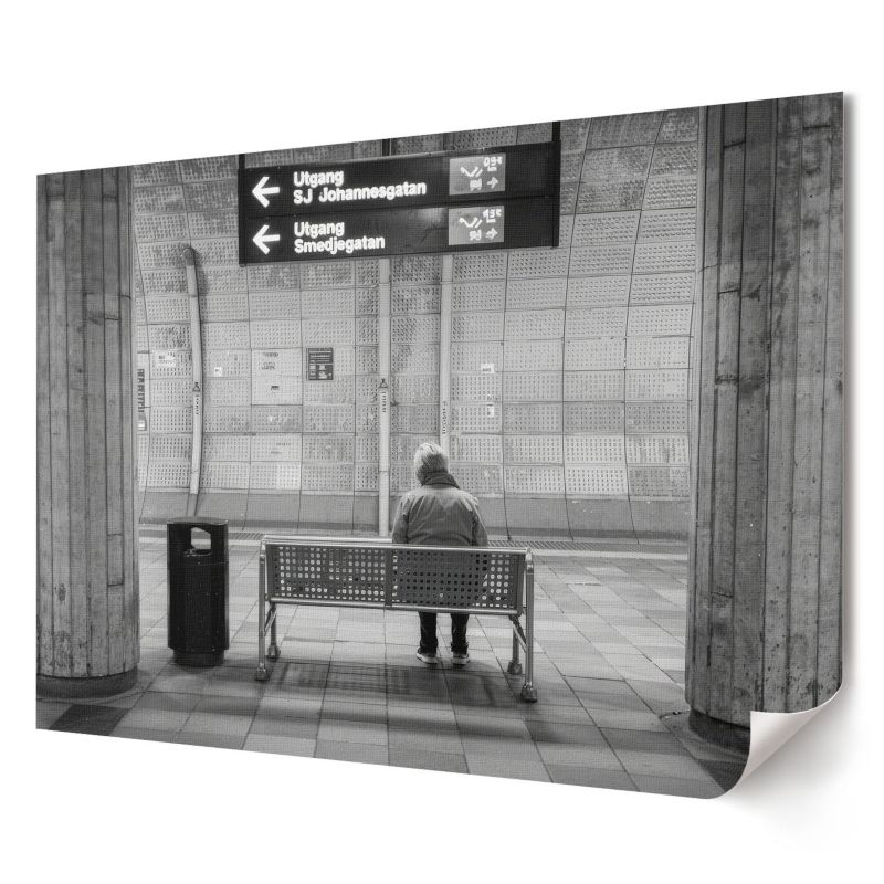 Plakat canvas Wallfluent Format A1 Stacja metra Artysta Leona 1 szt.