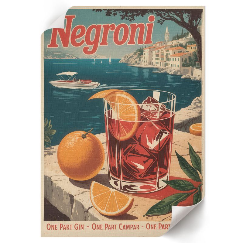 Plakat Ścienny ArtPrintCave 29,7x42 cm Negroni plakat 3 Steps 1 szt.