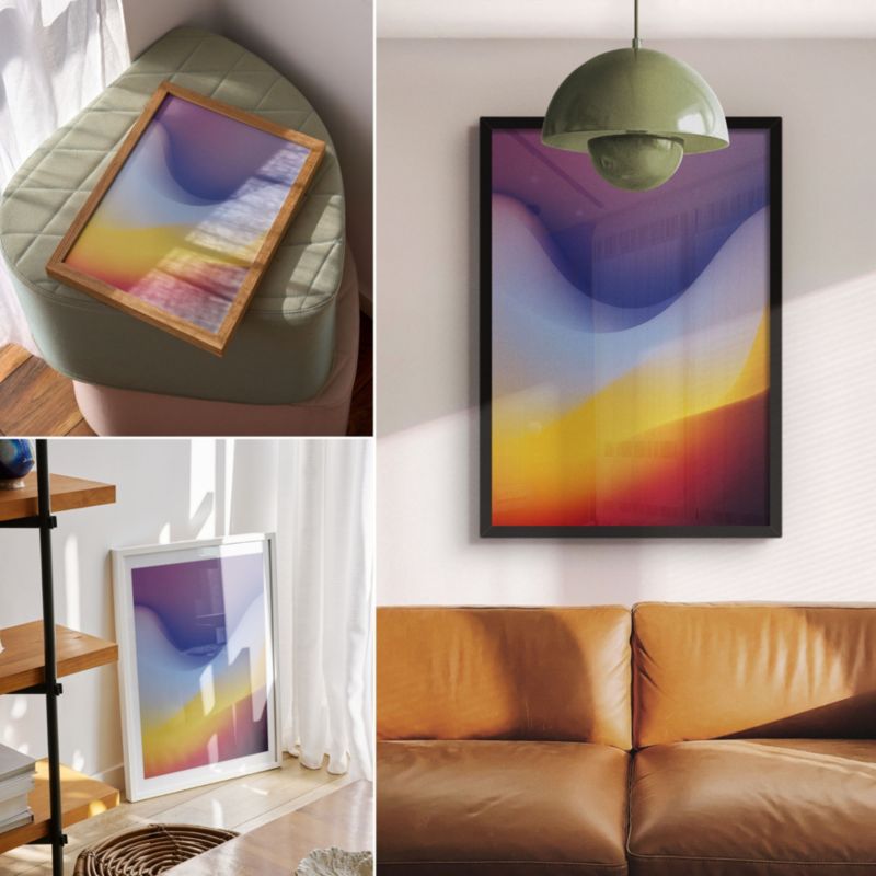 Plakat Dekoracyjny ArtPrintCave 21x29,7 cm Kolorowe fale Maria "Vibe ...