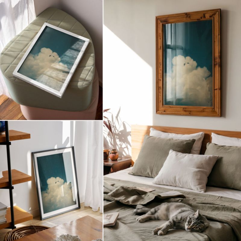 Plakat Do Łazienki ArtPrintCave 59,5x84 cm Niebiańskie chmury Karolina ...